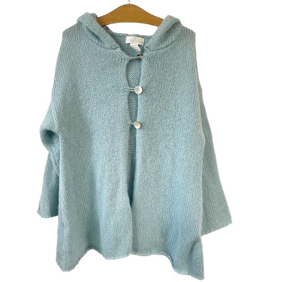 Soft Surroundings | Sweaters | Soft Surroundings Baby Blue Wool Blend ...